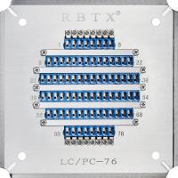 China LC/PC 76 Ports Fiber Optic Polishing Holder Jig for Connector Tip Grinding 1.08kg for sale