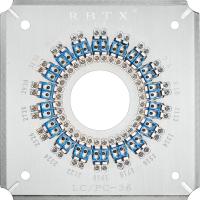 China LC/PC 36 Ports Fiber Optic Polishing Holder Stainless Steel 1.08kg for Connector Tip Grinding for sale