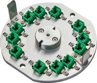 China Rongbang RBTX-SCAPC12 12 Port SC/APC Fiber Optic Connector Polishing Holder 1.08kg for sale
