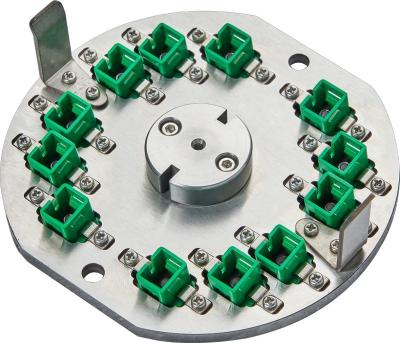 China Rongbang RBTX-SCAPC12 12 Port SC/APC Fiber Optic Connector Polishing Holder 1.08kg for sale