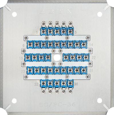 China SCPC36 36 Port SC/PC Fiber Optic Connector Polishing Holder 1.08kg Stainless Steel for sale