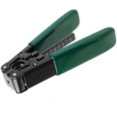 China Rongbang RBTX-FT10 FTTH Fiber Optic Flat Drop Cable Stripping Tool 0.9mm 3mm for sale
