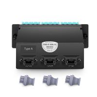 China 3 MTP To 18  Lc Fiber Patch Panel Connector 36 Fibers OM4 Multimode Type A for sale