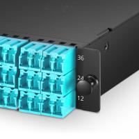 China 3 MTP to 18 LC Duplex Cassette 36 Fibers OM4 Multimode Type AF Fiber Cassette Module for sale