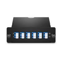 China 1MTP to 6 Port LC Fiber Patch Panel Single Mode OS2 12 Fibers Type A Cassette for sale
