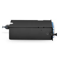 China 1 MTP to 12 LC Fiber Optic Cassette Module 6 Port 24 Fibers OS2 Single Mode Type AF for sale