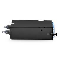 China 2 MTP to 12 LC Fiber Cassette 24 Fibers OS2 Single Mode Type A Patch Panel for sale