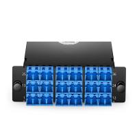 China Rongbang 3 MTP to 18 LC Duplex Cassette 36 Fibers OS2 Single Mode Fiber Cassette Module for sale