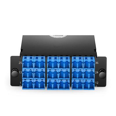 China Rongbang 3 MTP to 18 LC Duplex Cassette 36 Fibers OS2 Single Mode Fiber Cassette Module for sale