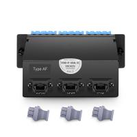 China Rongbang 3 MTP to 18 LC Duplex Cassette 36 Fibers OS2 Single Mode Fiber Cassette Module for sale