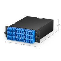 China Rongbang 3 MTP to 18 LC Duplex Cassette 36 Fibers OS2 Single Mode Fiber Cassette Module for sale