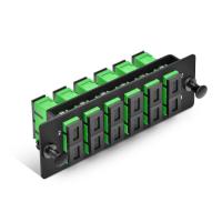 China P6SCA2XSMF 6 Sc Apc Patch Panel Duplex Adapter Panel 12 Fibers OS2 Single Mode for sale