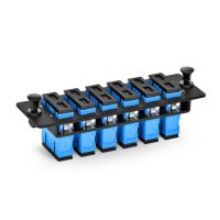 China Rongbang 6 Port SC Duplex Fiber Adapter Panel 12 Fibers OS2 Single Mode Cassette Module for sale