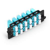 China P12LC2X10GMM Fo Patch Panel 12 Port LC/PC Adapter Duplex Panel 24 Fibers OM4 Multimode for sale
