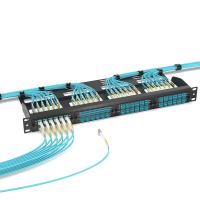 China P12LC2X10GMM Fo Patch Panel 12 Port LC/PC Adapter Duplex Panel 24 Fibers OM4 Multimode for sale