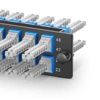 China Rongbang 12 Port MDC Fiber Termination Box 48 Fibers OS2 Single Mode Enclosures & Cabinet for sale