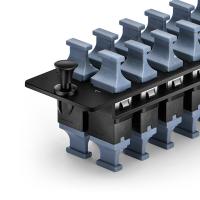 China 12 Port MTP Fiber Adapter Panel 96 144 288 Fibers OS2 OM3 OM4 Duplex Cassette Module for sale