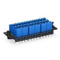 China 18 Port LC Duplex OS2 Single Mode Fiber Cassette 36 Fibers Shuttered Adapter Panel for sale