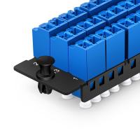 China 18 Port LC Duplex OS2 Single Mode Fiber Cassette 36 Fibers Shuttered Adapter Panel for sale