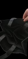 China Six Bottle Black Wine Non Woven Bag 10.5'' X 11'' X 7.5'' for sale