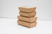 China 650ml Paper Take Out Boxes Moon Cake Dessert Box With Plastic Window for sale