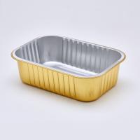 China Meal Prep Aluminium Disposable Containers With Foil Lids For Cooking for sale