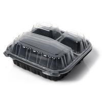 China 830ml PP Hinged Lid Microwave Container 30oz 8''X8.5''X3'' for sale