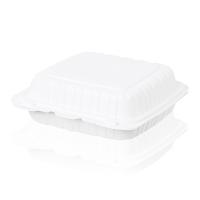 China 39oz 1100ml Takeout MFPP Hinged Lid Microwavable Container 8''X8''X2.8'' for sale