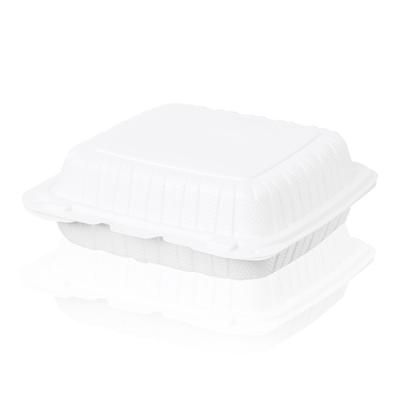 China 39oz 1100ml Takeout MFPP Hinged Lid Microwavable Container 8''X8''X2.8'' for sale