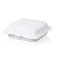China 31oz 860ml Takeout MFPP Hinged Lid Microwavable Container 8''X8''X2.8'' for sale