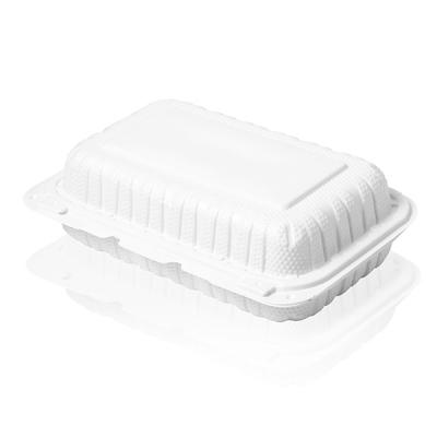China 9''X9''X2.6'' Takeout MFPP Hinged Lid Microwavable Container 27oz 750ml for sale