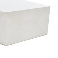 China White Shopping Kraft Paper Bags With Handles 8