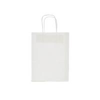China White Shopping Kraft Paper Bags With Handles 8