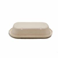 China 25OZ Biodegradable Clamshell Containers Take Out Box For Fast Food for sale