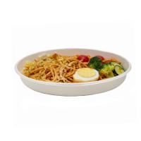 China Sturdy Sustainable Bagasse 18OZ Takeaway Oval Sugarcane Disposable Bowls for sale