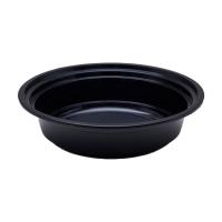 China 16oz PP American Style Black Base Round Container Food Grade for sale