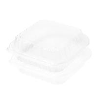 China Reusable Plastic Food Packaging Box, PP Hinged Lid Clamshell Container,Microwavable,6.5”x7”x3” for sale