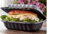 China Various Sizes Takeaway Meal Container for MFPP Market Demand,Takeout MFPP Hinged Lid Microwavable Container,9”x9”x3” for sale