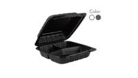 China Various Sizes Takeaway Meal Container for MFPP Market Demand,Takeout MFPP Hinged Lid Microwavable Container,9”x9”x3” for sale