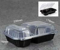 China Various Sizes Takeaway Meal Container For PP Market Demand, Disposable PP Box With Double Colors for sale