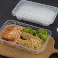 China Various Sizes Takeaway Meal Container For PP Market Demand, Disposable Transparent Split PP Lunch Box for sale