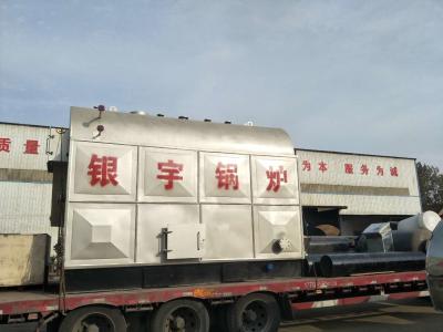 China Fire / Water Tube Industrial Wood Boiler , Wood Steam Generator Nature Circulation for sale