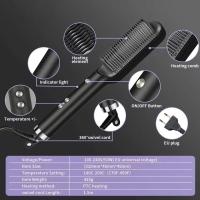 China Electric Ceramic Hair Straightening & Curling Comb Portable Waterproof Hair Styling Tool for Hotel Use for sale