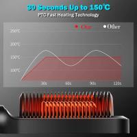China Electric Ceramic Hair Straightening & Curling Comb Portable Waterproof Hair Styling Tool for Hotel Use for sale