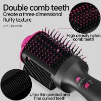 China Professional Electric Hot Air Curling Comb with Intelligent Temperature Control Nylon Brush Waterproof for Household Salon Use for sale