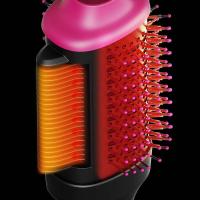 China Professional Electric Hot Air Curling Comb with Intelligent Temperature Control Nylon Brush Waterproof for Household Salon Use for sale