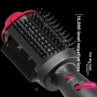 China Professional Electric Hot Air Curling Comb with Intelligent Temperature Control Nylon Brush Waterproof for Household Salon Use for sale