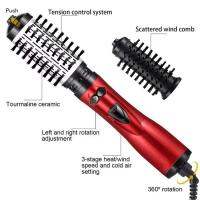 China Electric 3-in-1 Hot Air Styler & Rotating Hair Dryer with Negative Ionic Technology for Dry Hair Curls & Straightens Hotel Use for sale