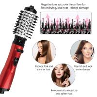 China Electric 3-in-1 Hot Air Styler & Rotating Hair Dryer with Negative Ionic Technology for Dry Hair Curls & Straightens Hotel Use for sale