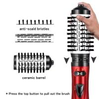 China Electric 3-in-1 Hot Air Styler & Rotating Hair Dryer with Negative Ionic Technology for Dry Hair Curls & Straightens Hotel Use for sale